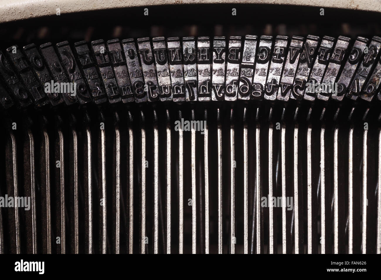 close up Typewriter machine keys Stock Photo - Alamy