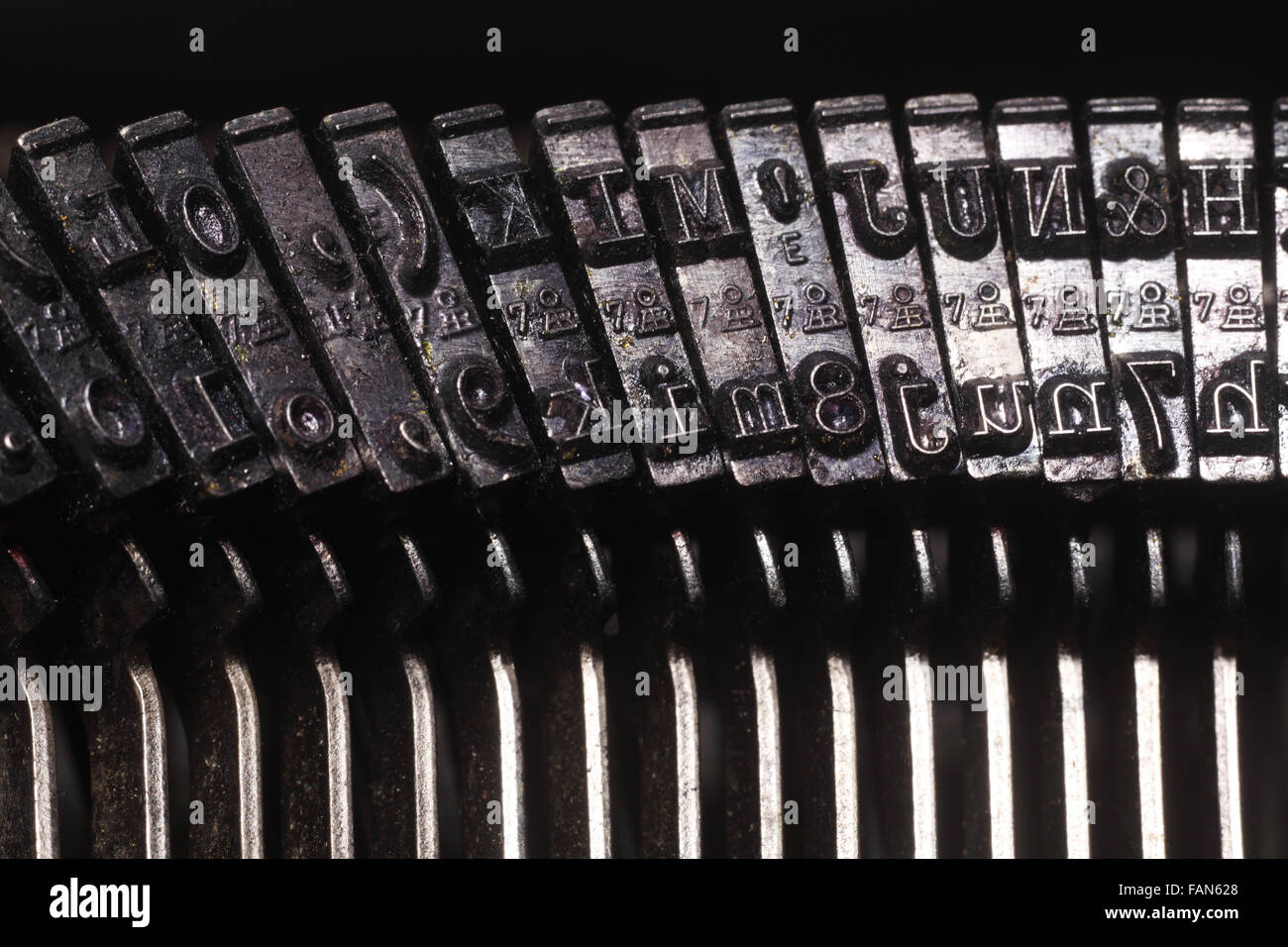 close up Typewriter machine keys Stock Photo - Alamy