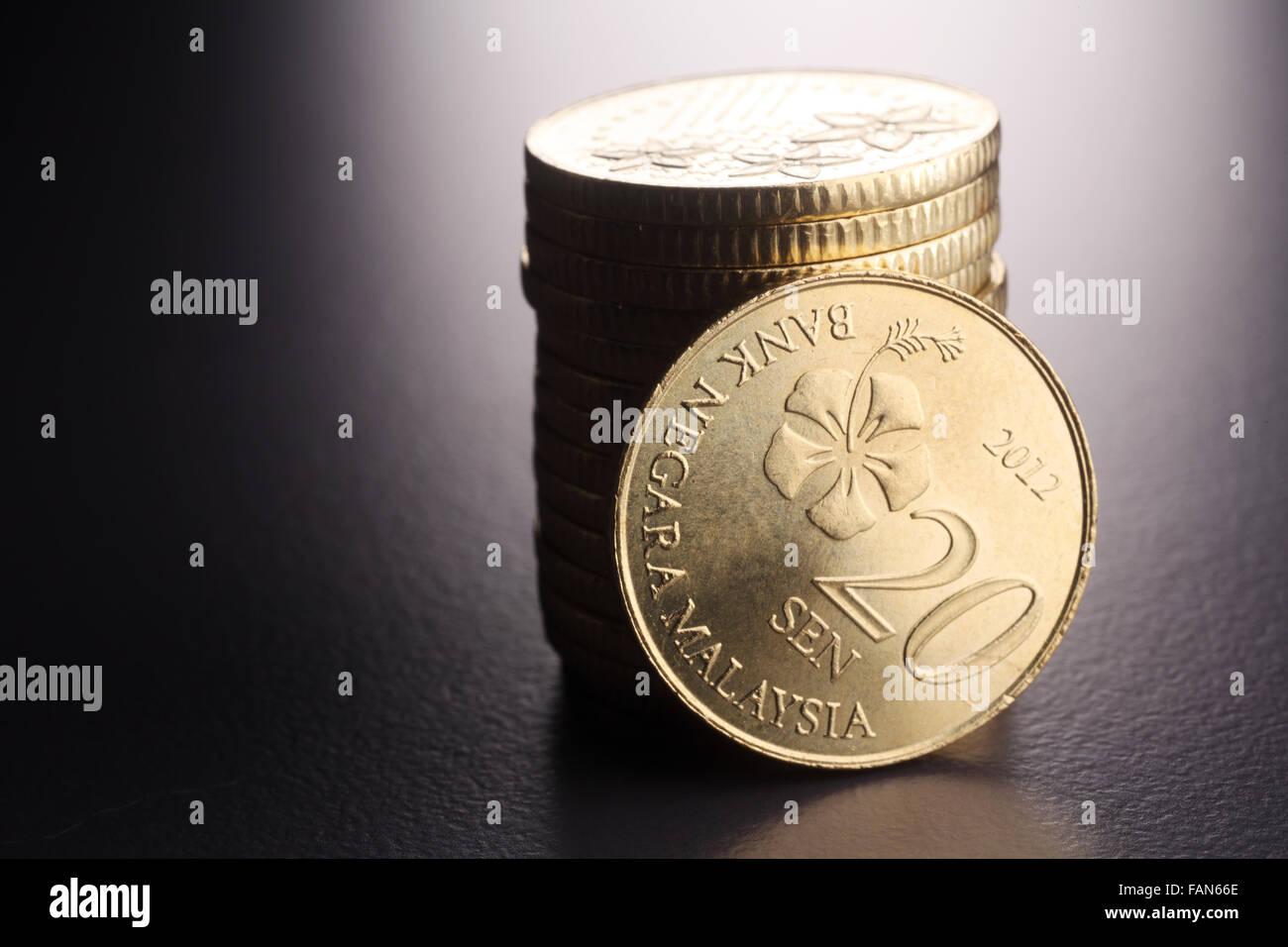 close up of stack of coin Stock Photo - Alamy