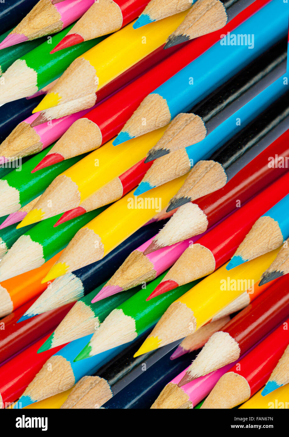 Colored pencils on coloring hi-res stock photography and images - Alamy