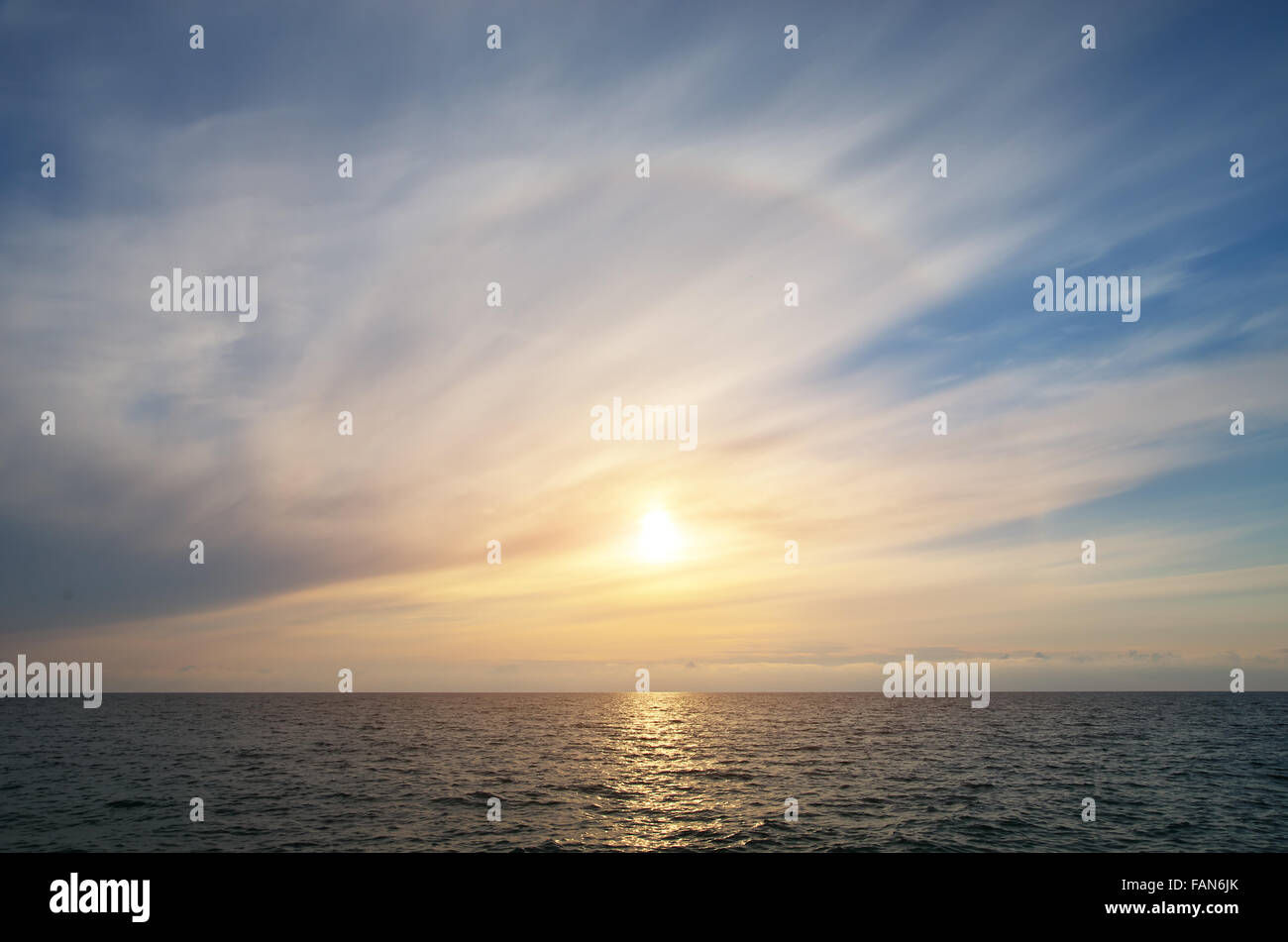 Sky background on sunset. Nature composition Stock Photo - Alamy