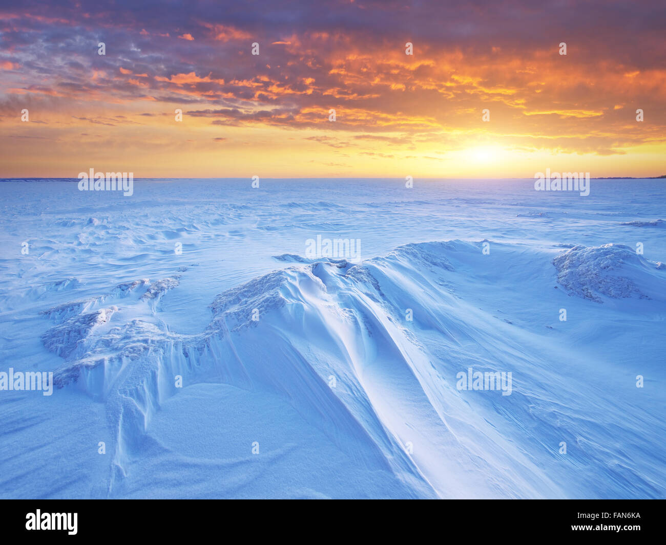 Winter landscape. Composition of nature Stock Photo - Alamy