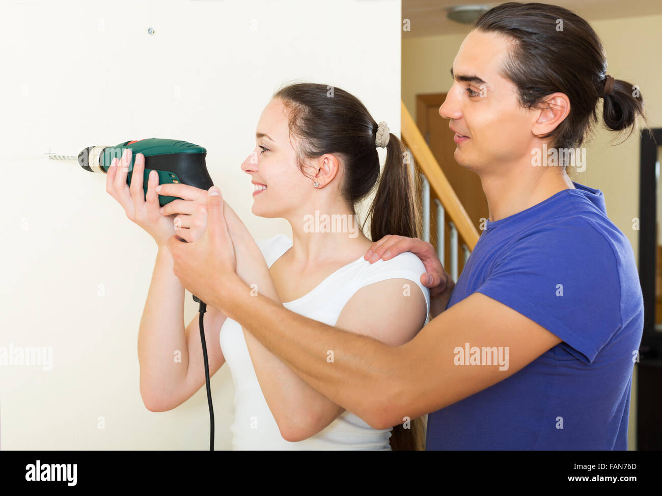 Drilling housewife hi-res stock photography and images - Alamy