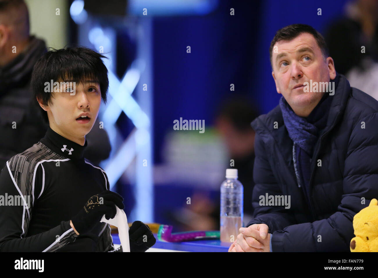 Sapporo, Japan. 26th Dec, 2015. (L-R) Yuzuru Hanyu, Brian Orser Figure ...