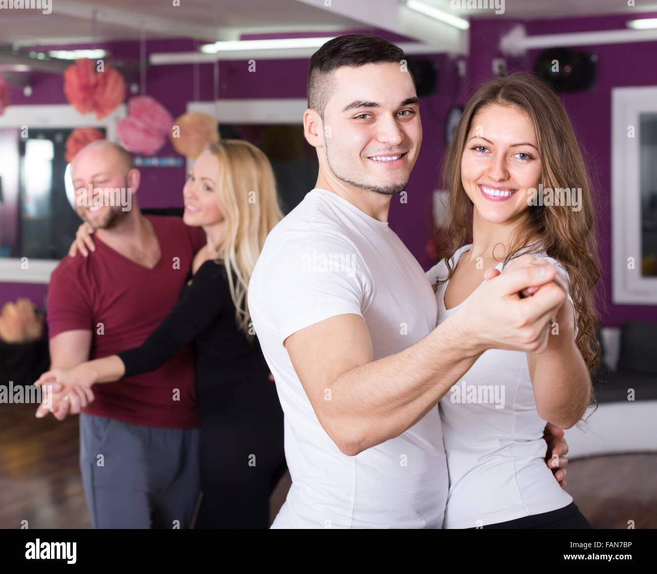 Couples dancing the lindy hop hi-res stock photography and images - Alamy