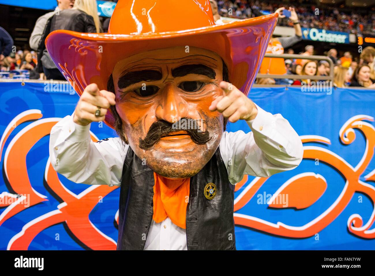 New Orleans, Los Angeles, USA. 1st January, 2016. The Oklahoma State ...