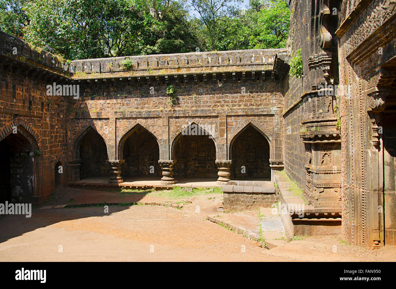 Three Arches, Teen Darvaja, Panhala fort, Kolhapur, Maharashtra, India ...