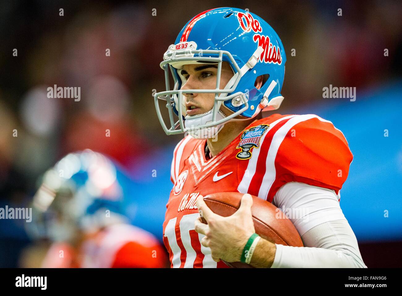 New Orleans, Los Angeles, USA. 1st January, 2016. Ole Miss quarterback ...