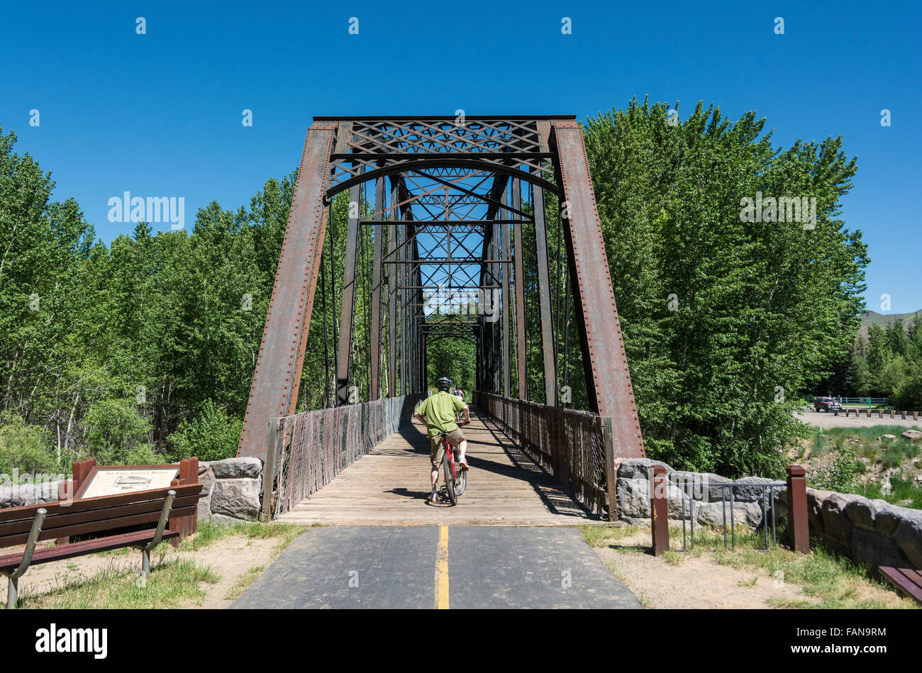 Idaho, Sun Valley, Wood River Trail System, Cold Springs Railroad ...