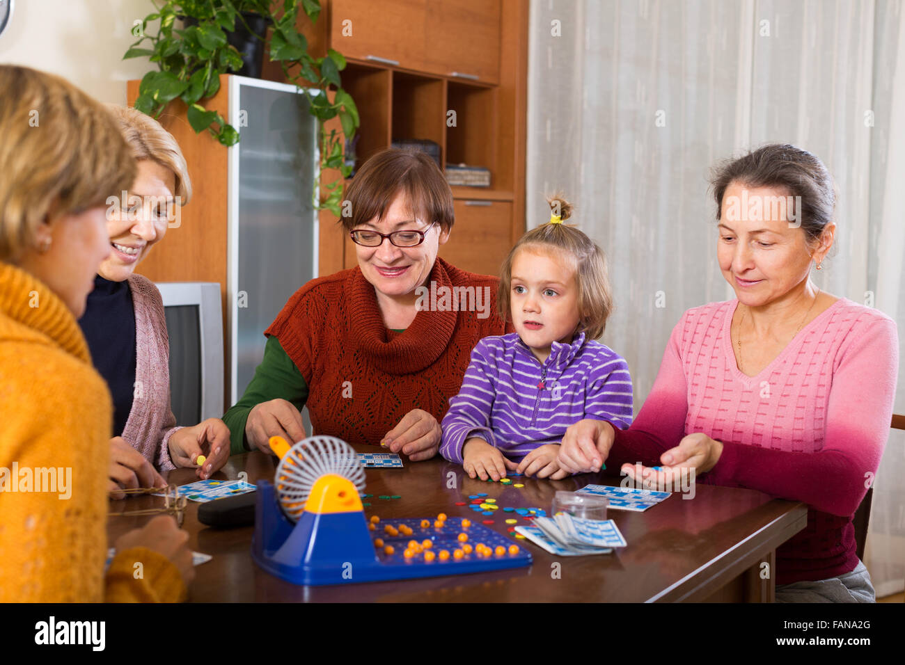 Happy Senior People Playing Bingo High Resolution Stock Photography and ...