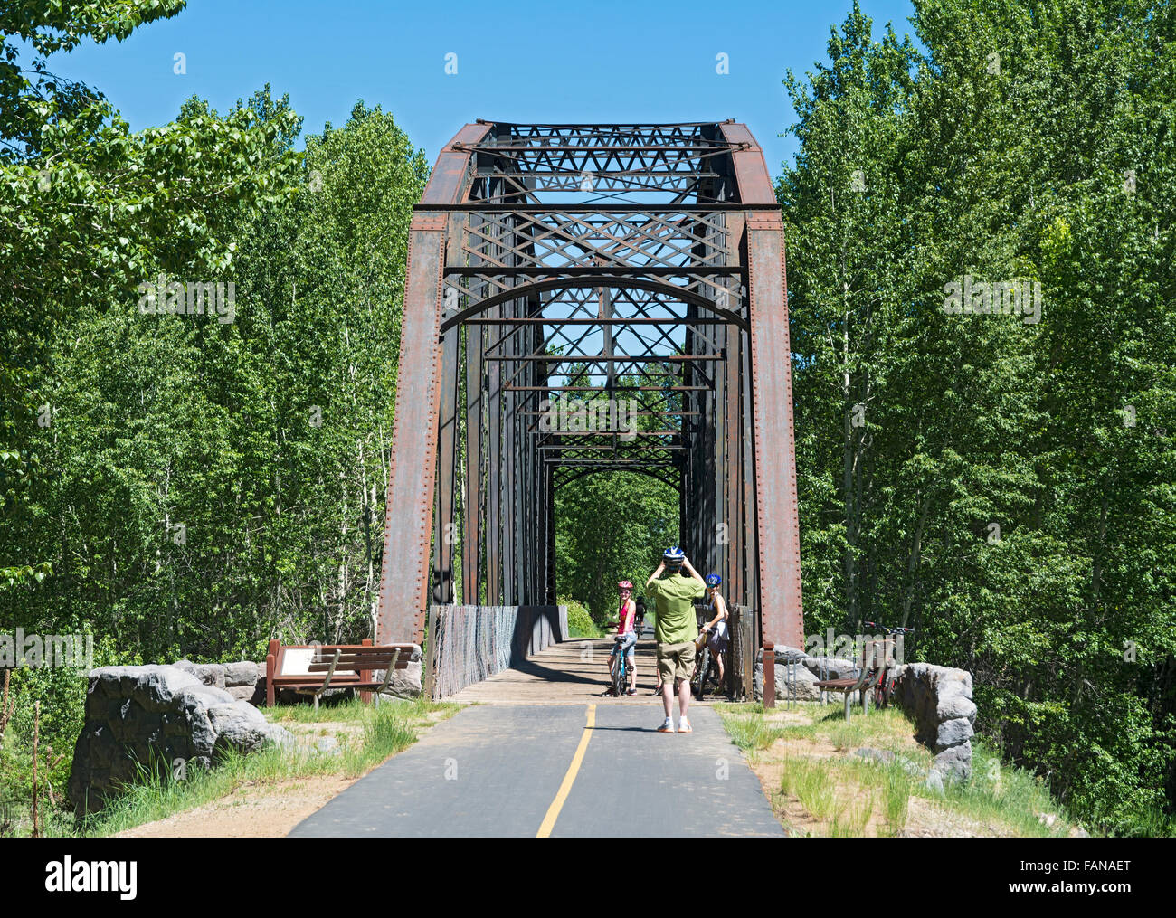 Idaho, Sun Valley, Wood River Trail System, Cold Springs Railroad ...