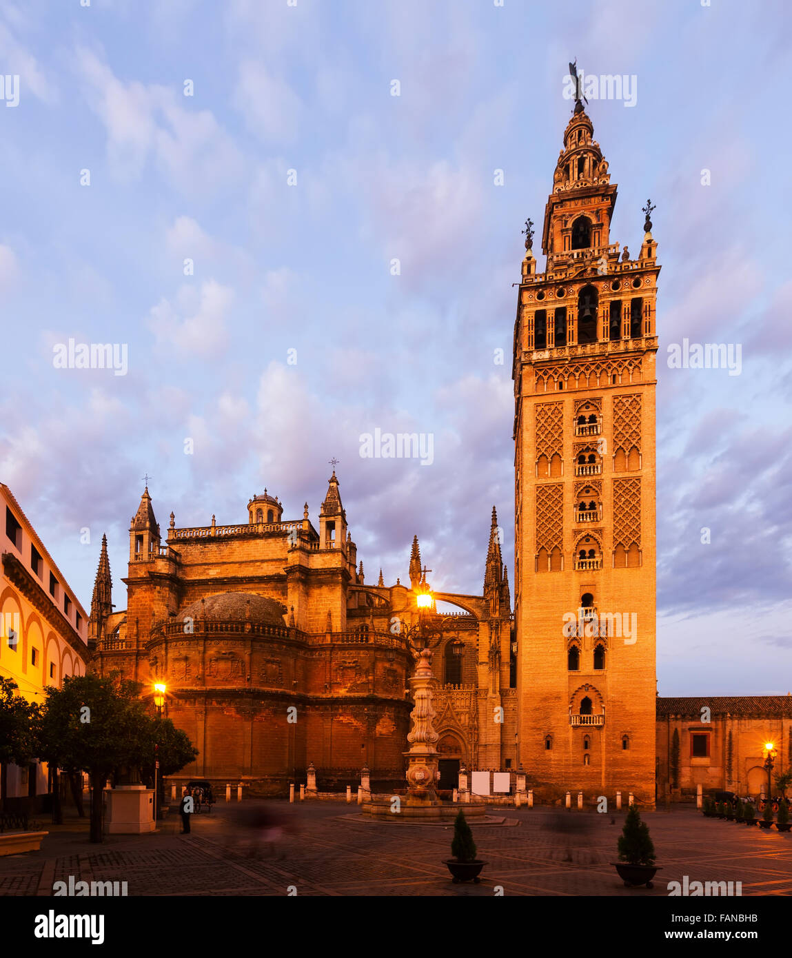 Giralda tower - bell tower of the Seville Cathedral. Seville, Spain ...