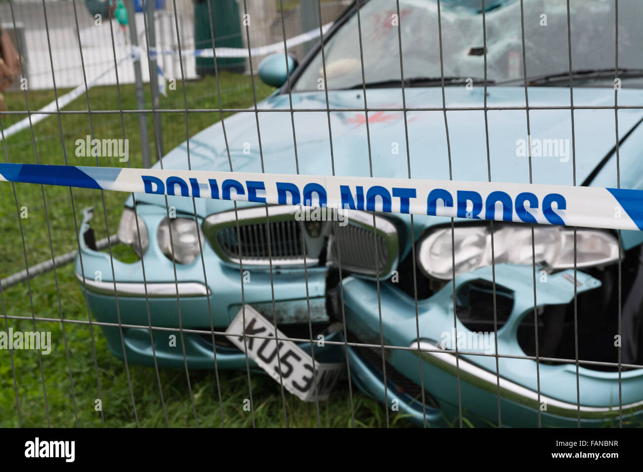 Police crash tape hi-res stock photography and images - Alamy