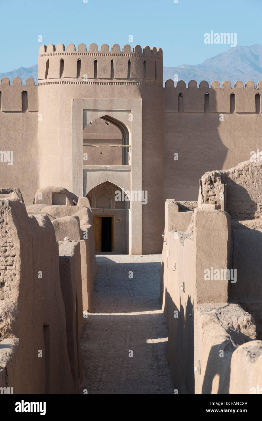 Desert citadel. Rayen. Iran Stock Photo - Alamy