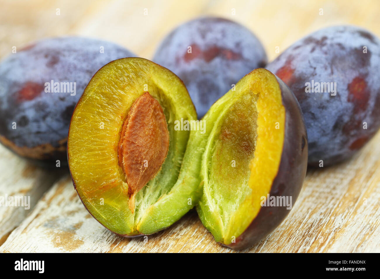 Fresh plum, closeup Stock Photo - Alamy