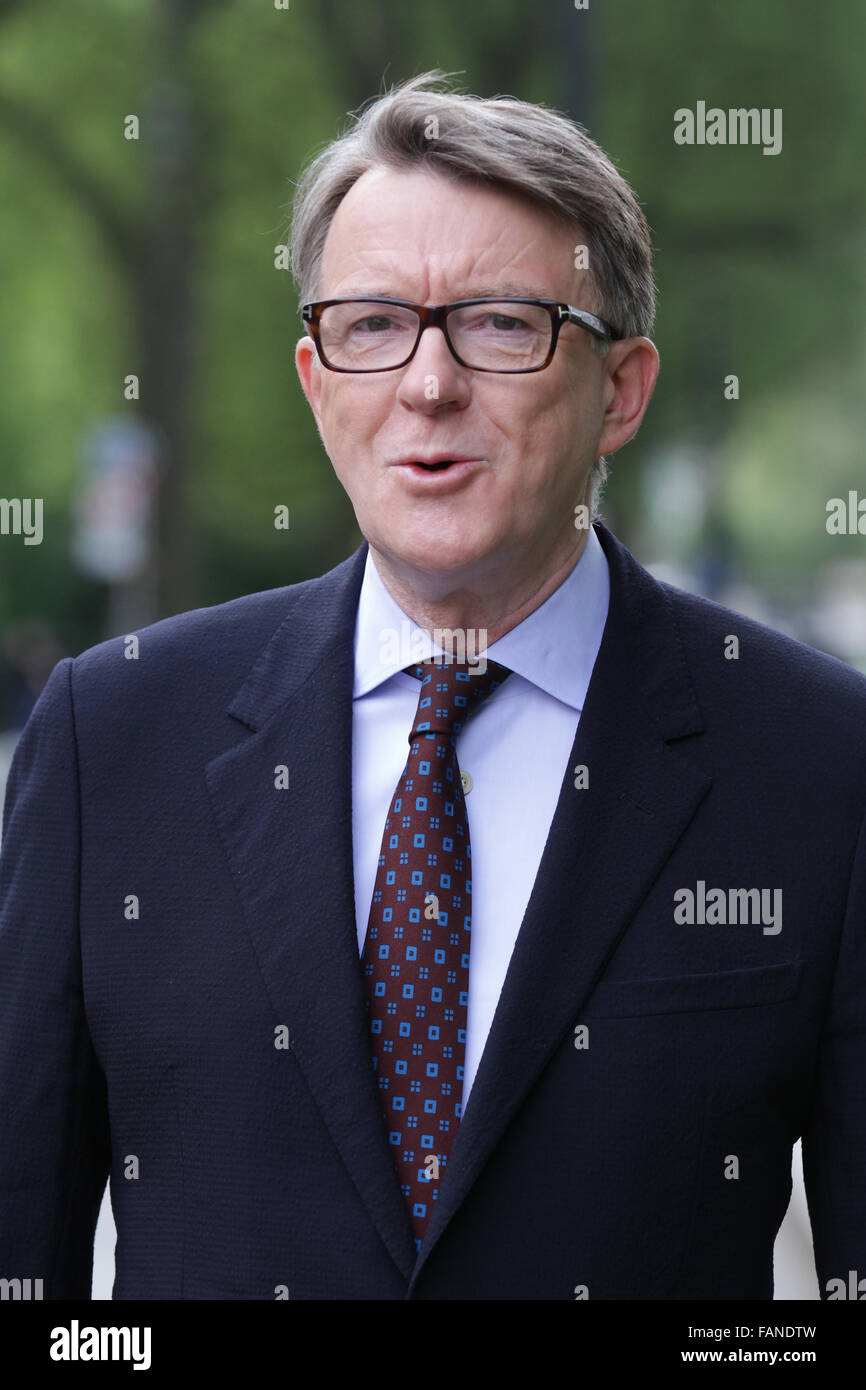 London, UK, 10th May: Labour politician Lord Peter Mandelson at The ...