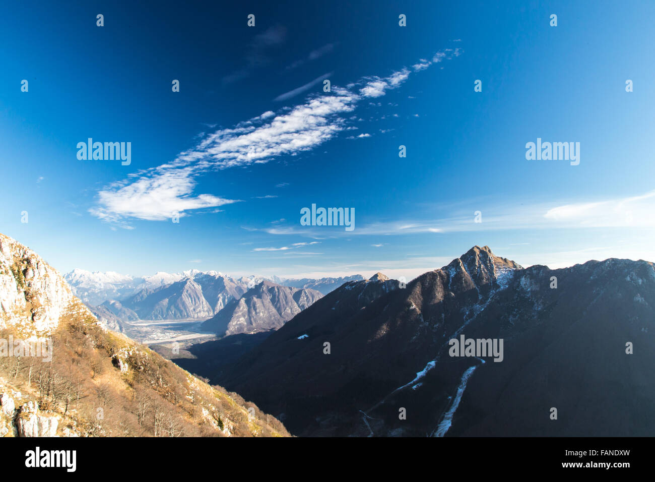 Fall is coming in the italian alps Stock Photo - Alamy
