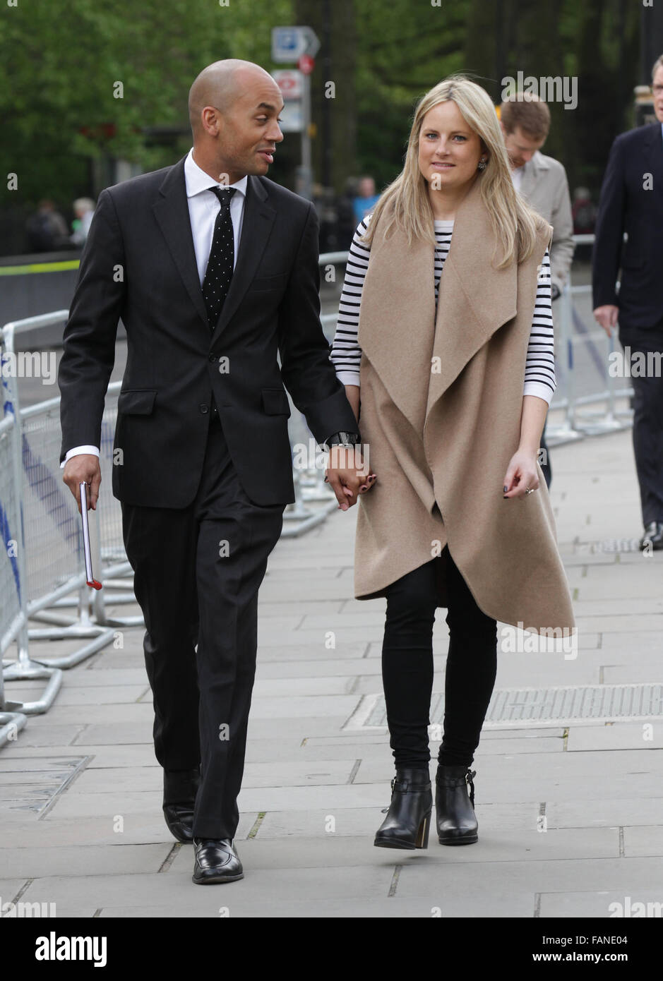 London, UK, 10th May 2015: Labour MP Chuka Umunna and girlfriend Alice ...