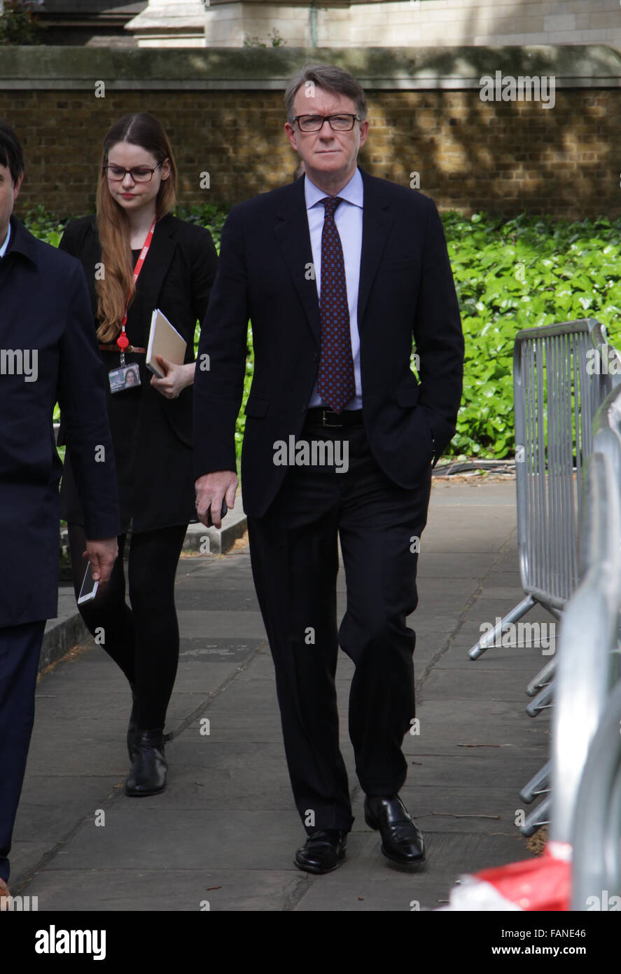 London, UK, 10th May 2015: Labour politician Lord Peter Mandelson ...