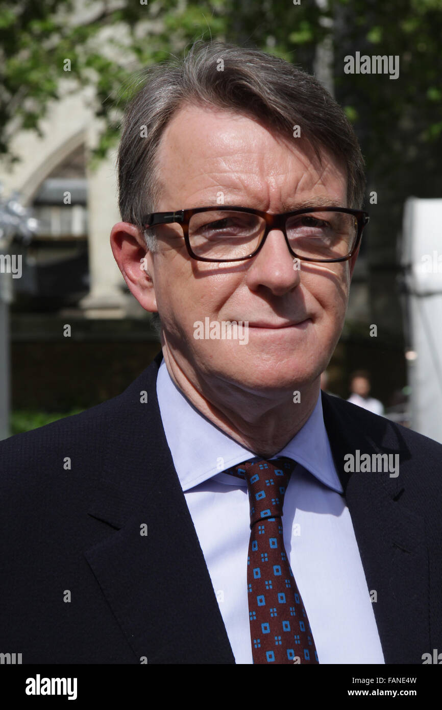 London, UK, 10th May 2015: Labour politician Lord Peter Mandelson ...