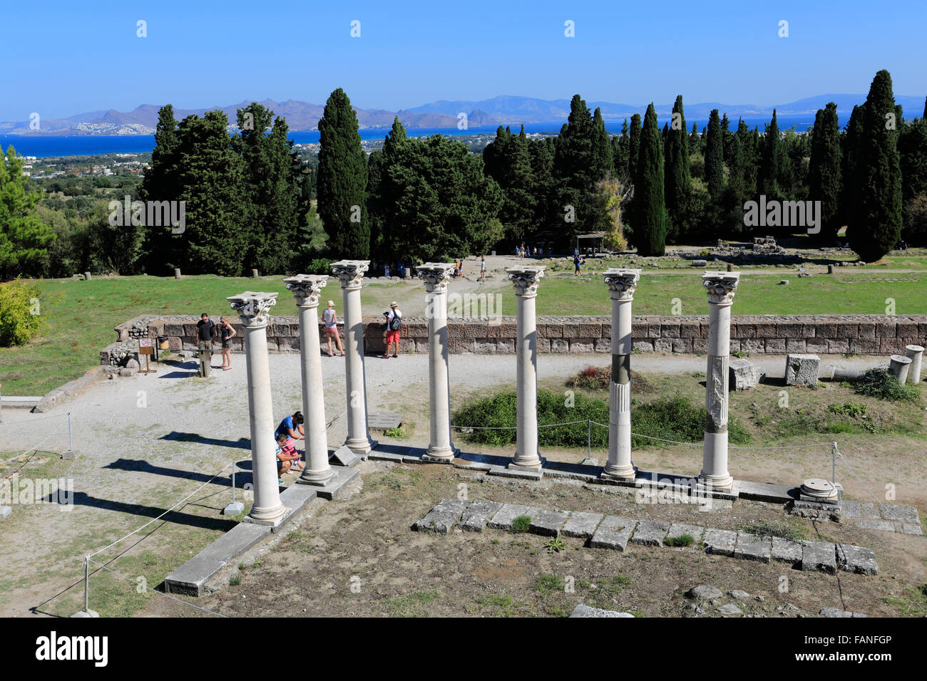The Asklepeion a healing temple, sacred to the god Asclepius, the ...