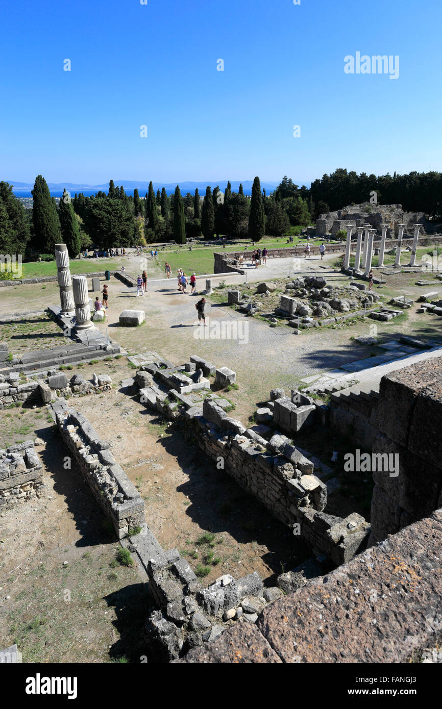 The Asklepeion a healing temple, sacred to the god Asclepius, the ...
