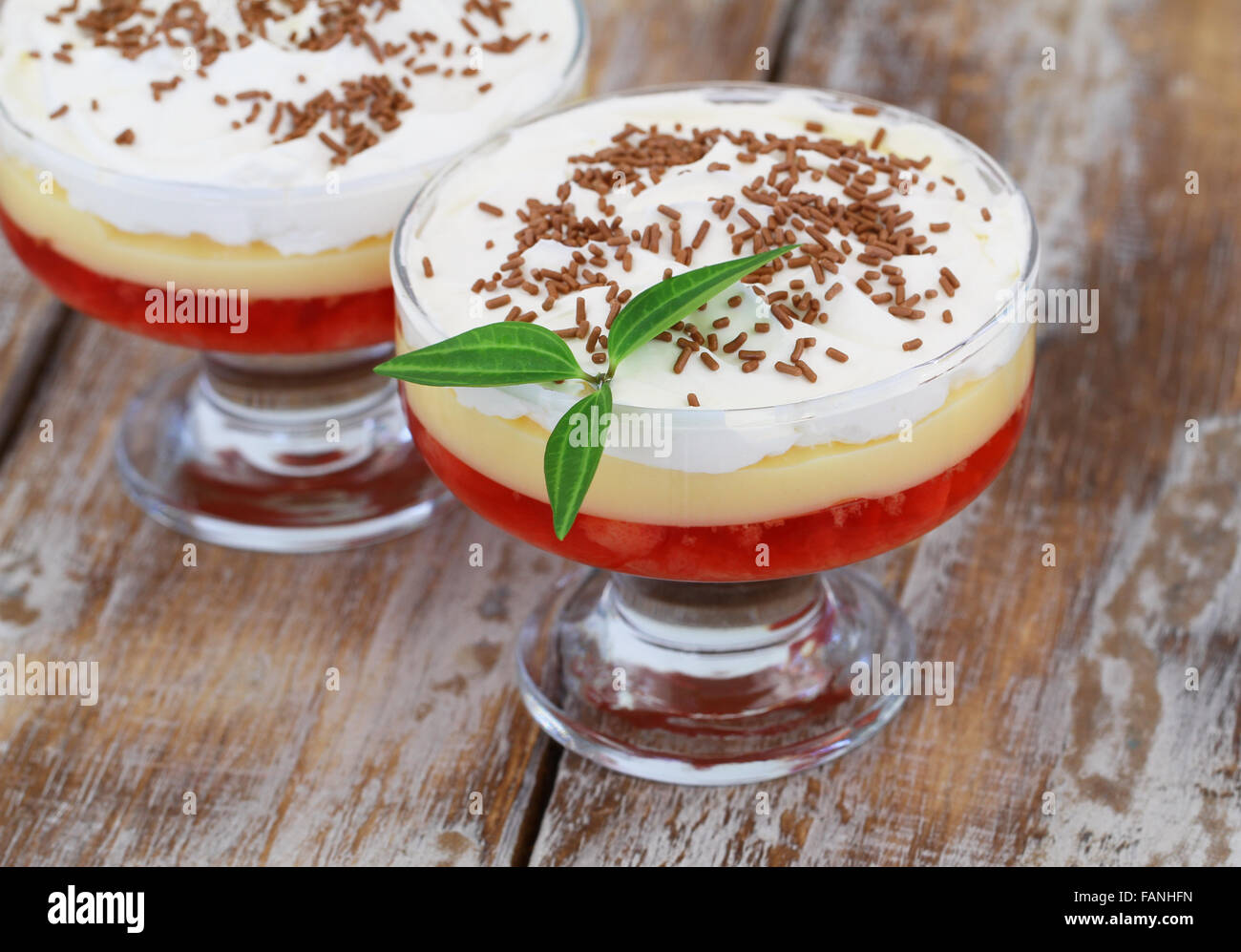 Strawberry Trifle With Pudding And Whipped Cream at Deidra Mckoy blog