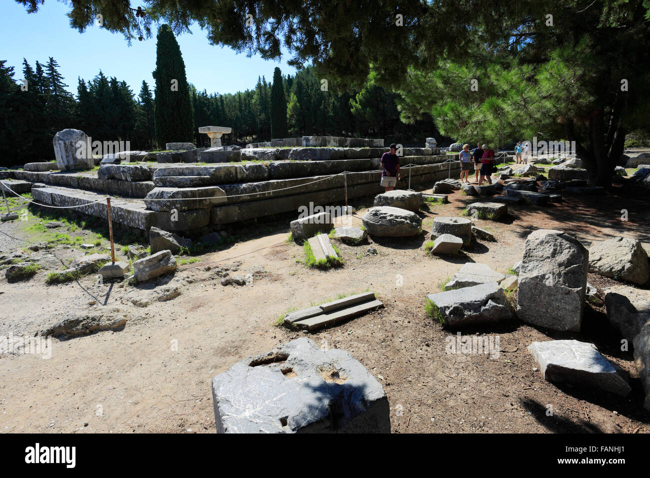 The Asklepeion a healing temple, sacred to the god Asclepius, the ...