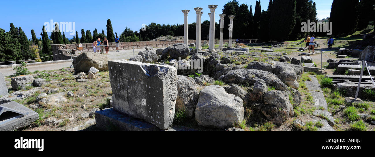 The Asklepeion a healing temple, sacred to the god Asclepius, the ...