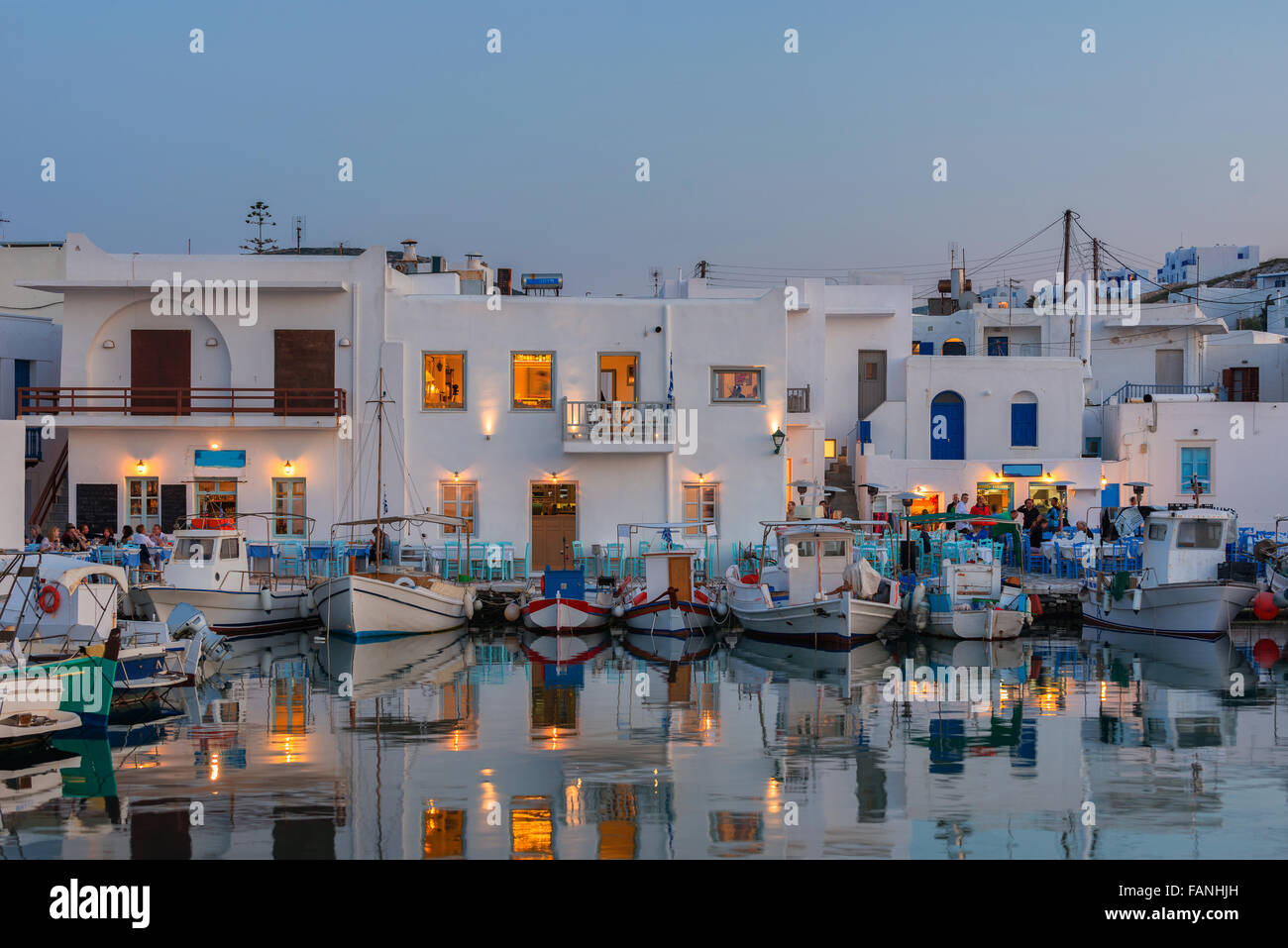 Naoussa, Paros island , Greece Stock Photo - Alamy