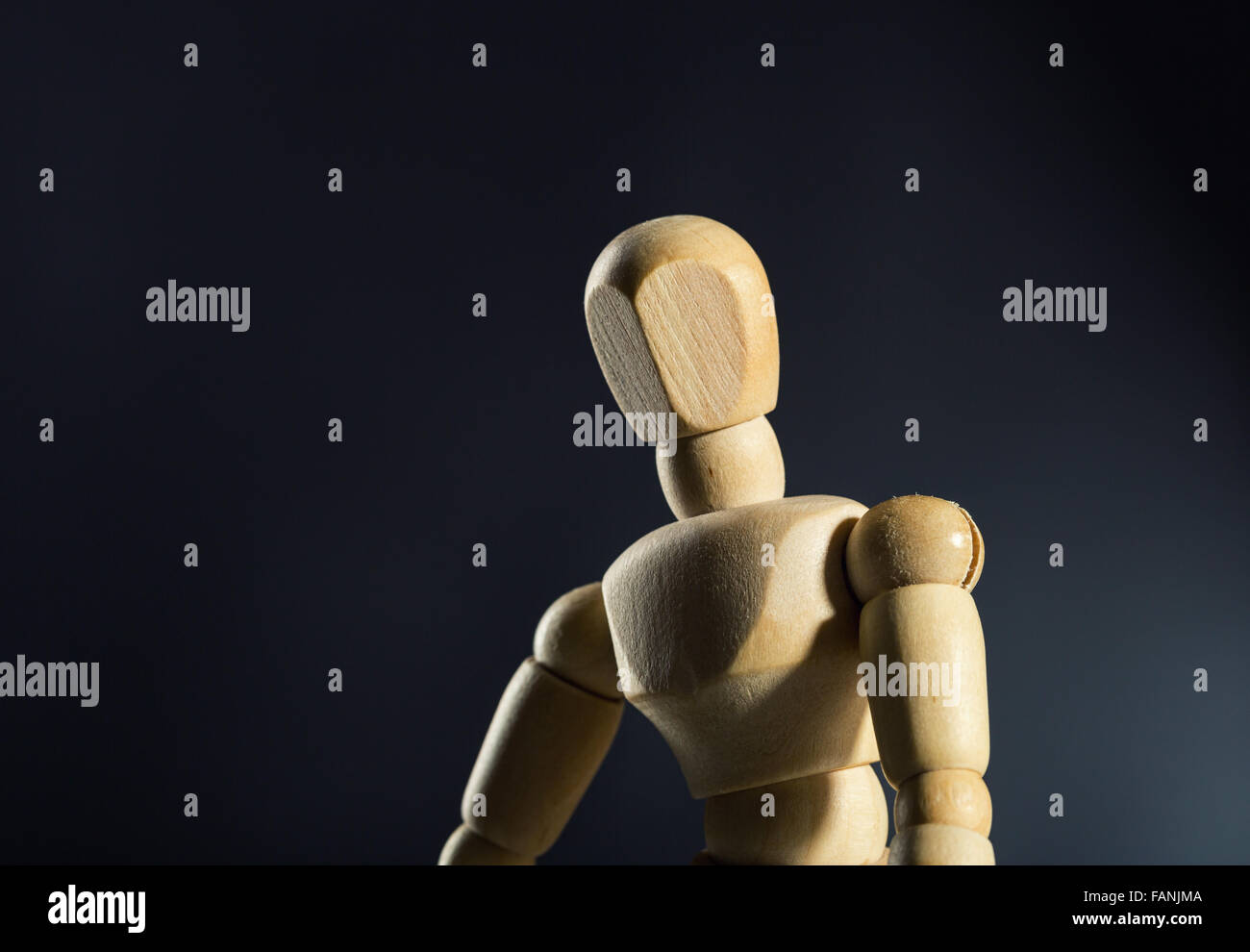 Human wood manikin Stock Photo - Alamy