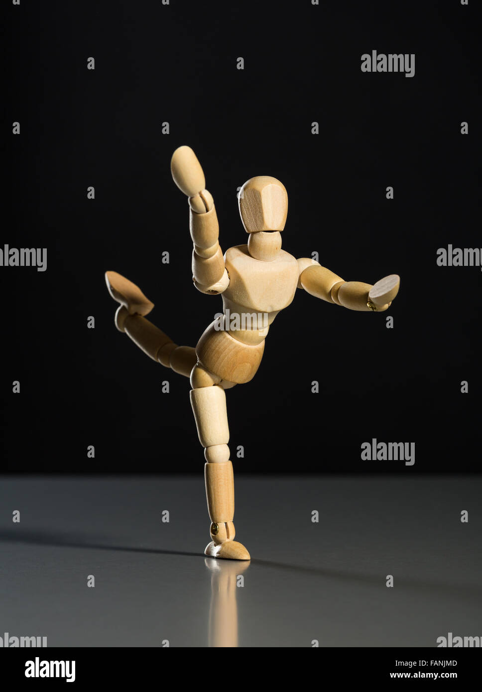 Human wood manikin Stock Photo - Alamy