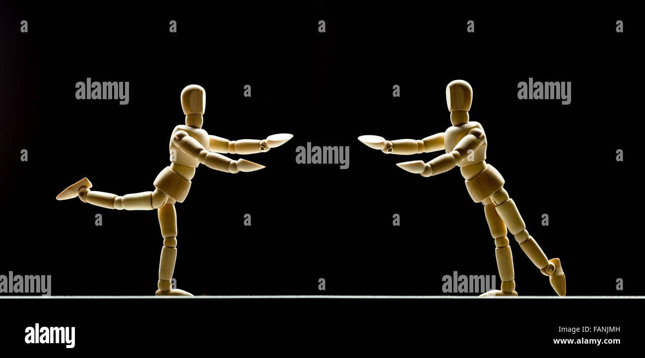 Human wood manikin Stock Photo - Alamy