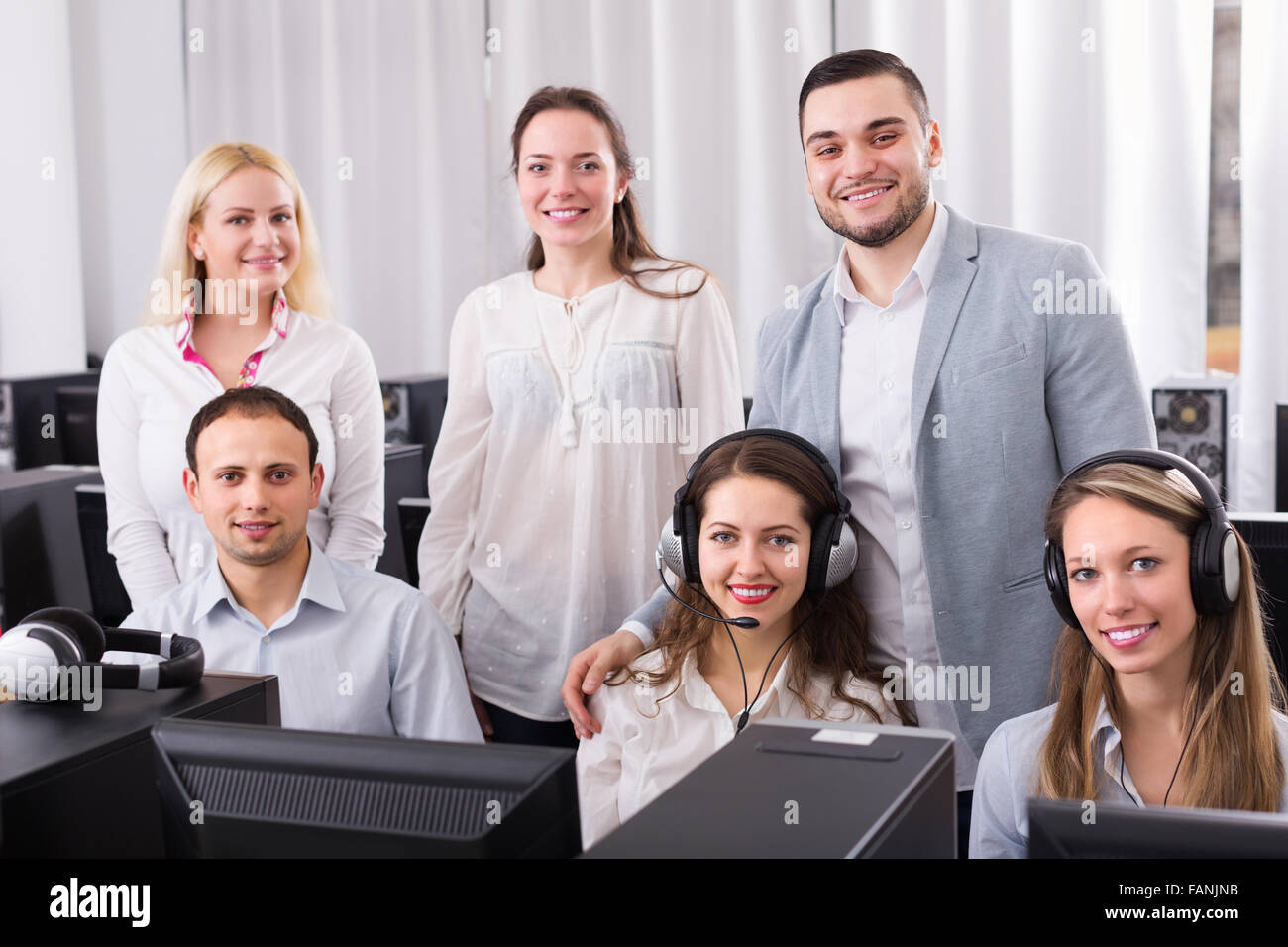 Employees watching the boss hi-res stock photography and images - Alamy