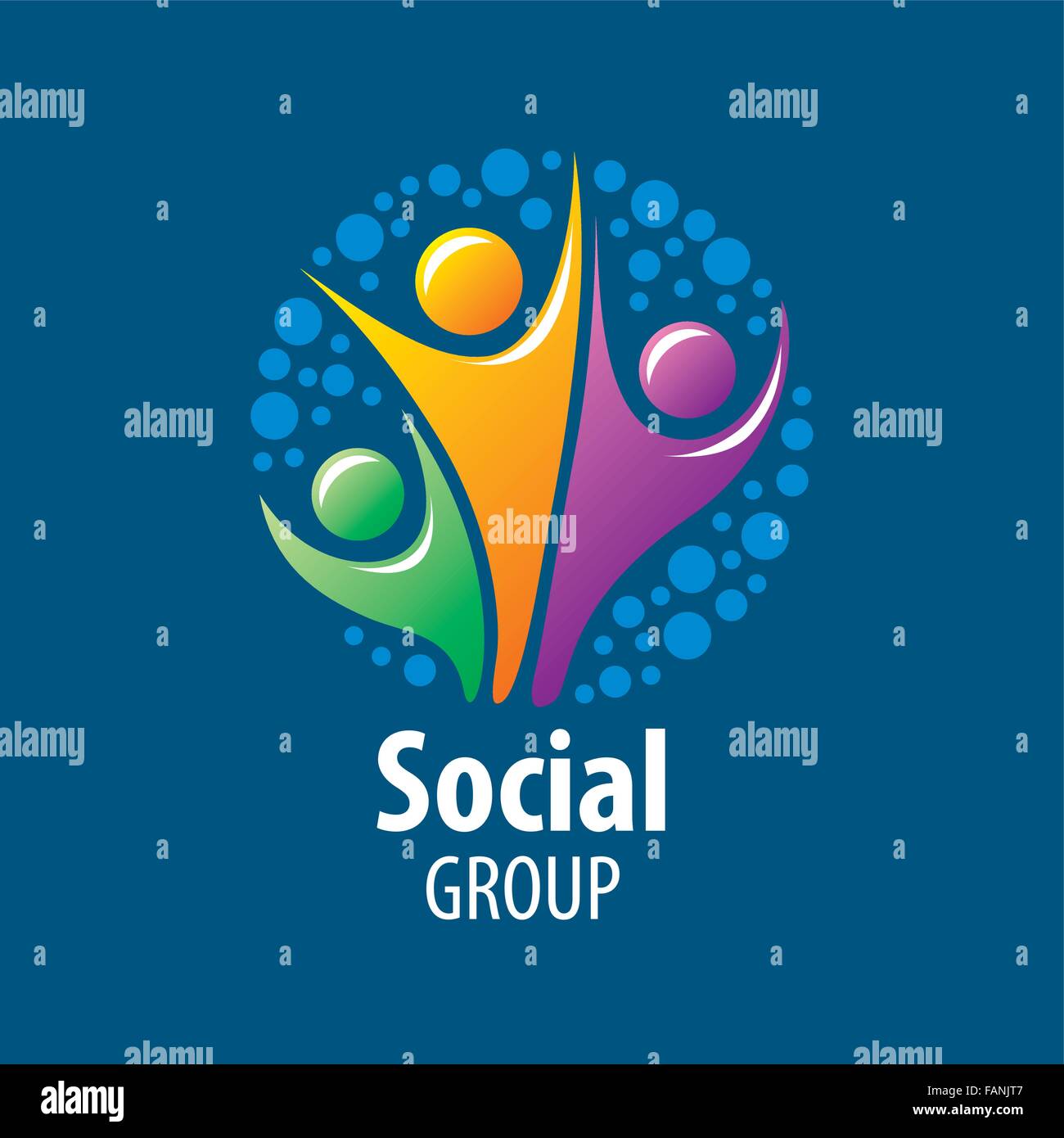 Social Group logo Stock Vector Image & Art - Alamy