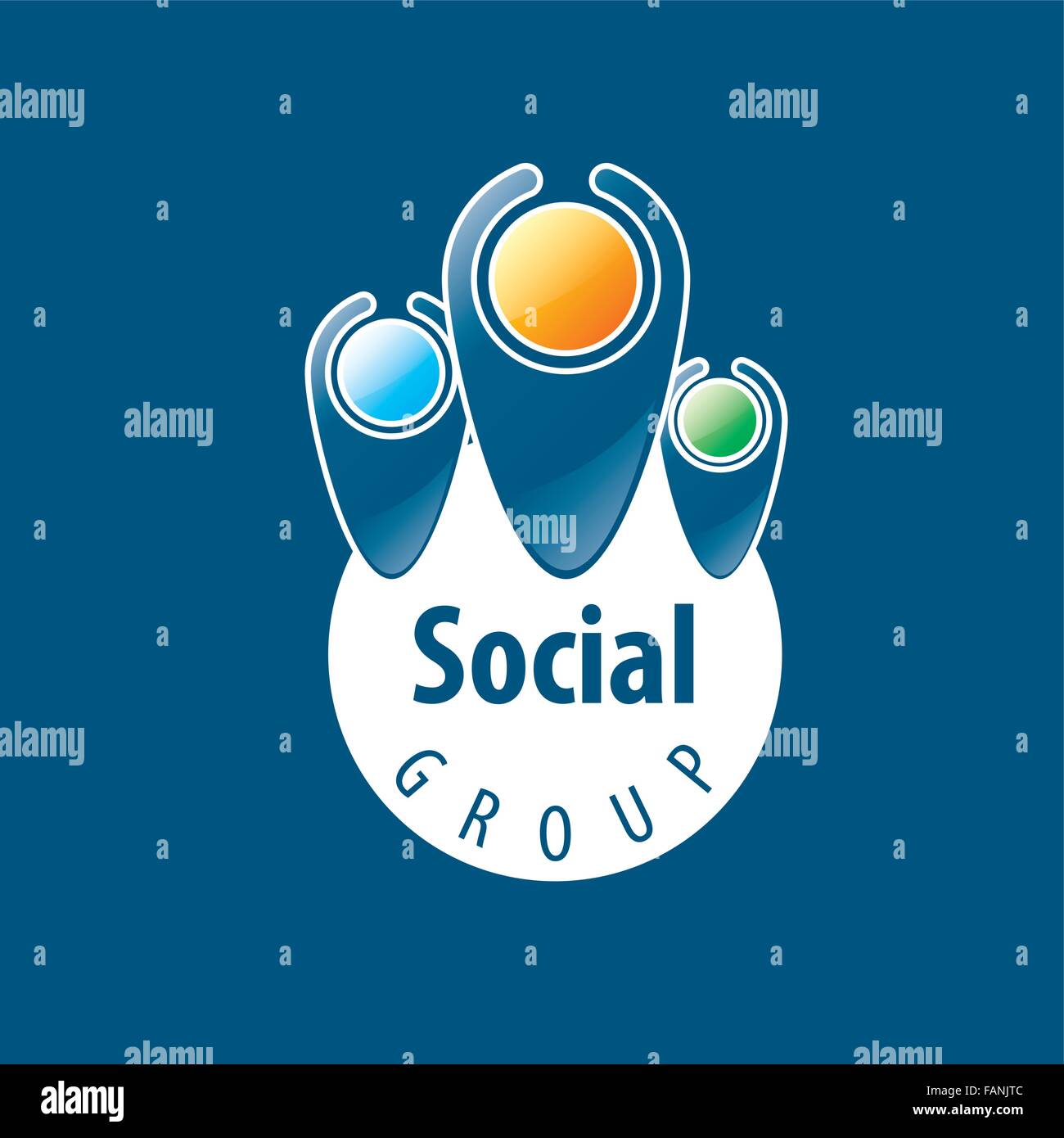 Social Group logo Stock Vector Image & Art - Alamy