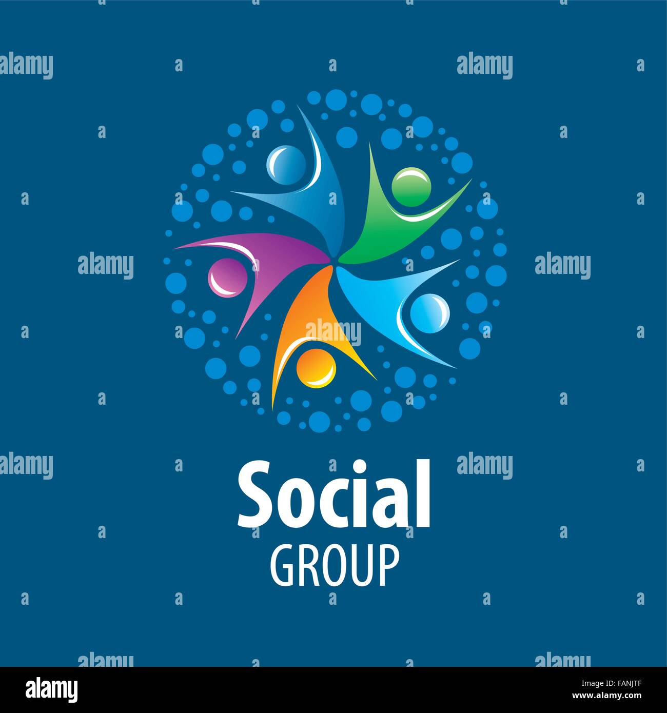 Social Group logo Stock Vector Image & Art - Alamy