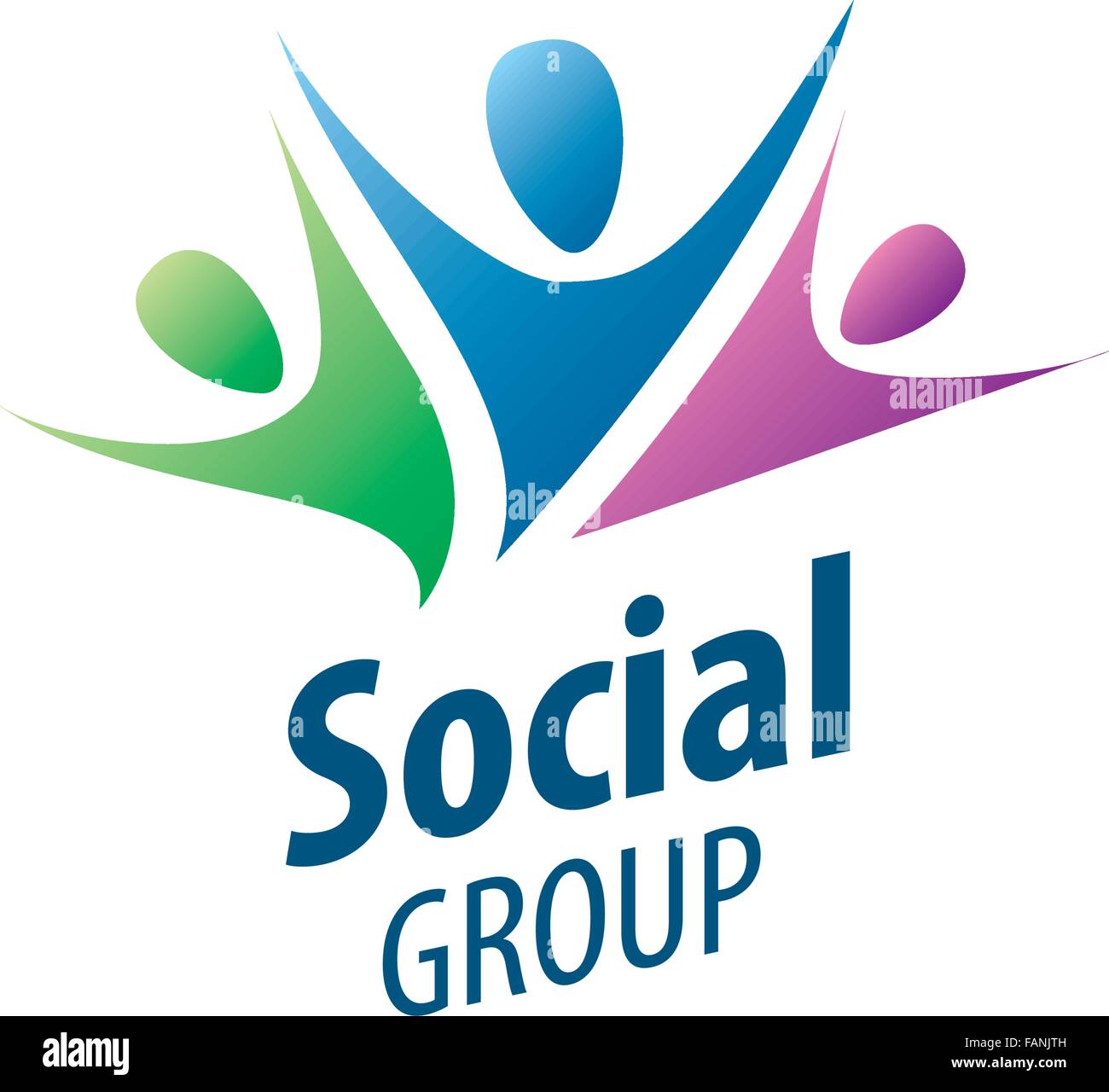 Social Group logo Stock Vector Image & Art - Alamy
