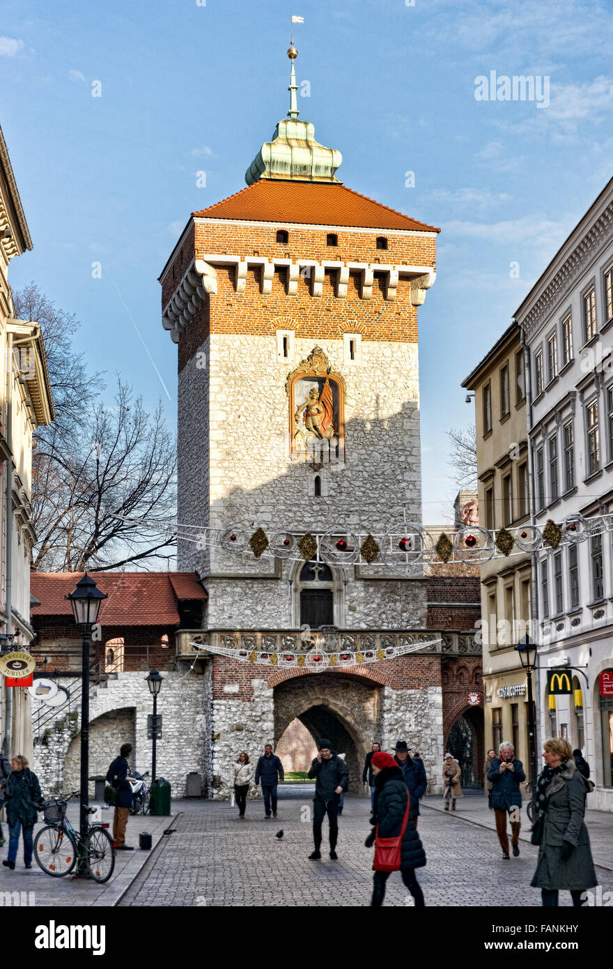 Florian gate krakow hi-res stock photography and images - Alamy