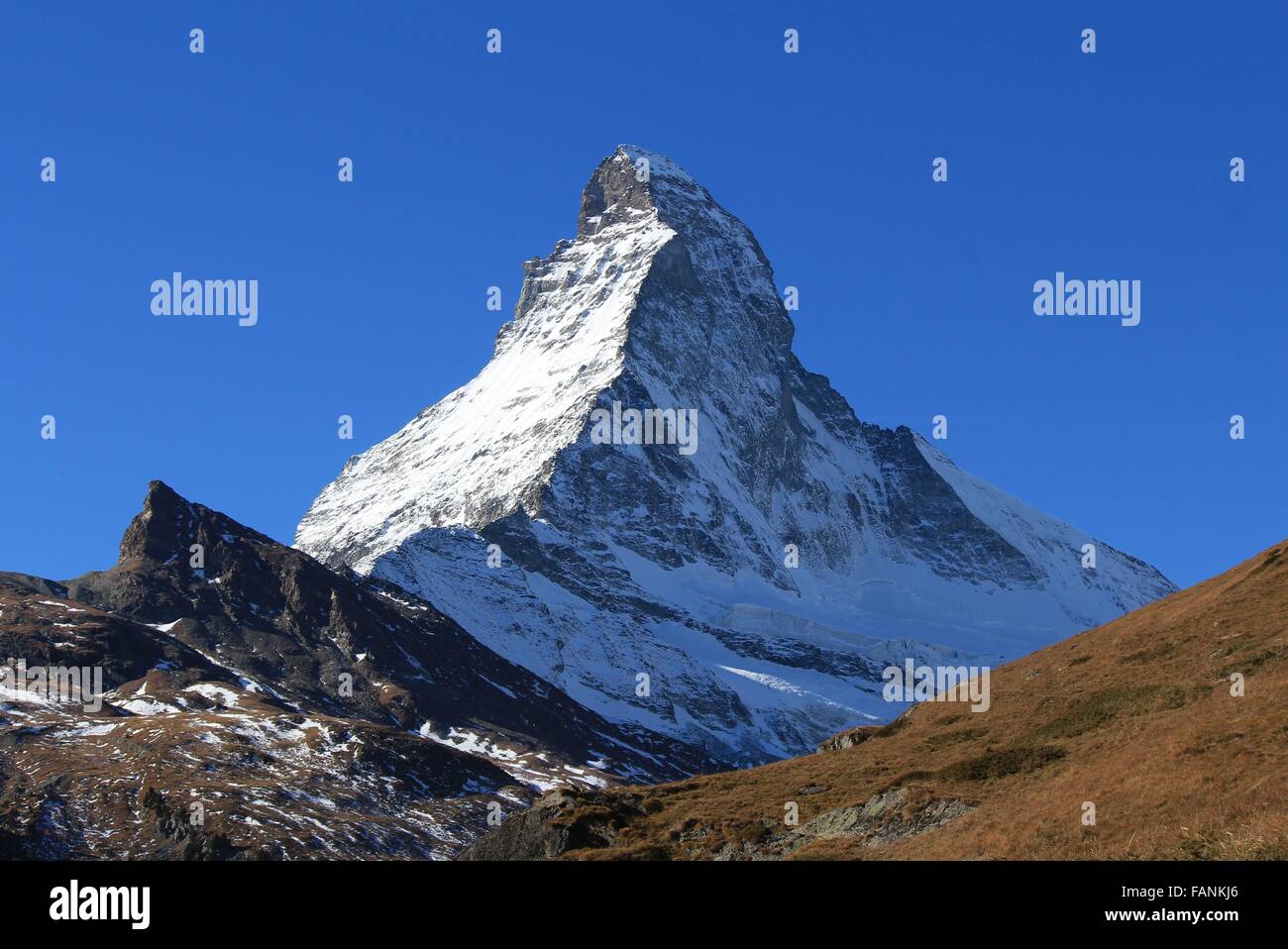 Unique mountain Matterhorn Stock Photo - Alamy