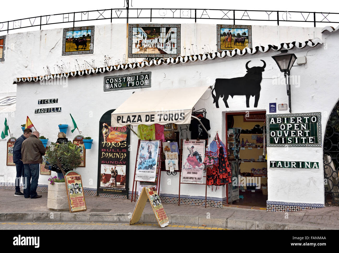 Mijas bullring built in 1900 hi-res stock photography and images - Alamy