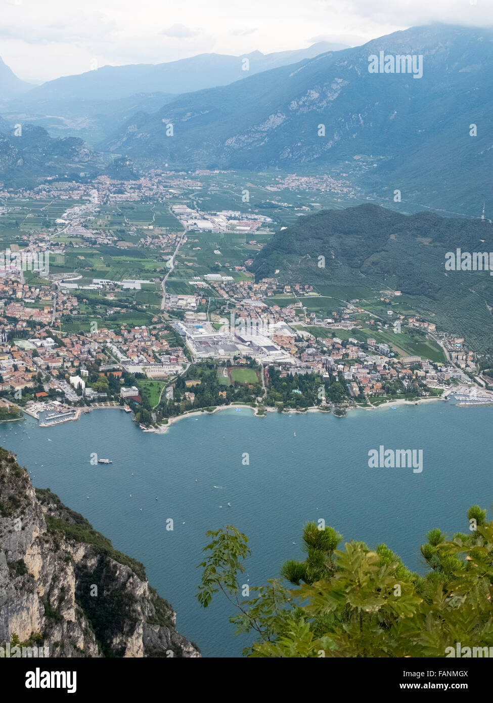 town of riva in northern italy Stock Photo - Alamy