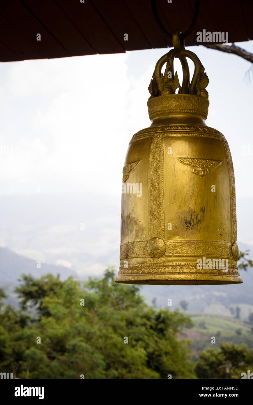 buddhism temple bell Stock Photo - Alamy