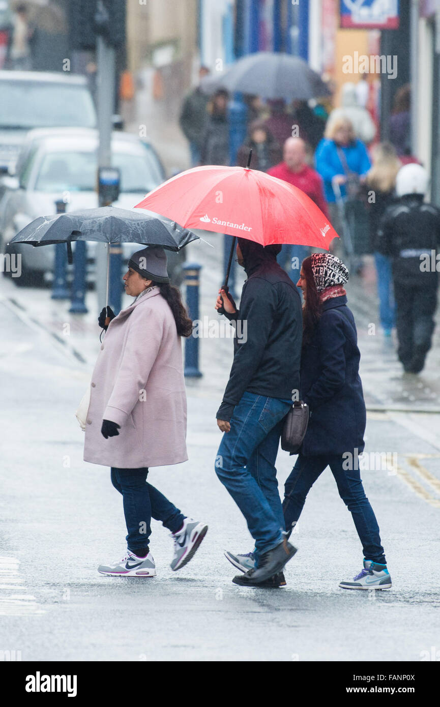 Aberystwyth, Wales, UK. 2nd January, 2016. UK Weather: In the aftermath ...