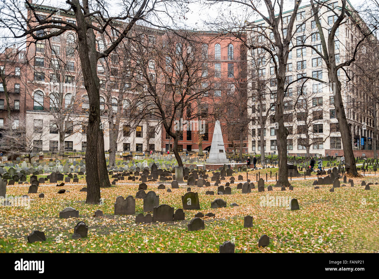 Graveyard in Boston Stock Photo - Alamy