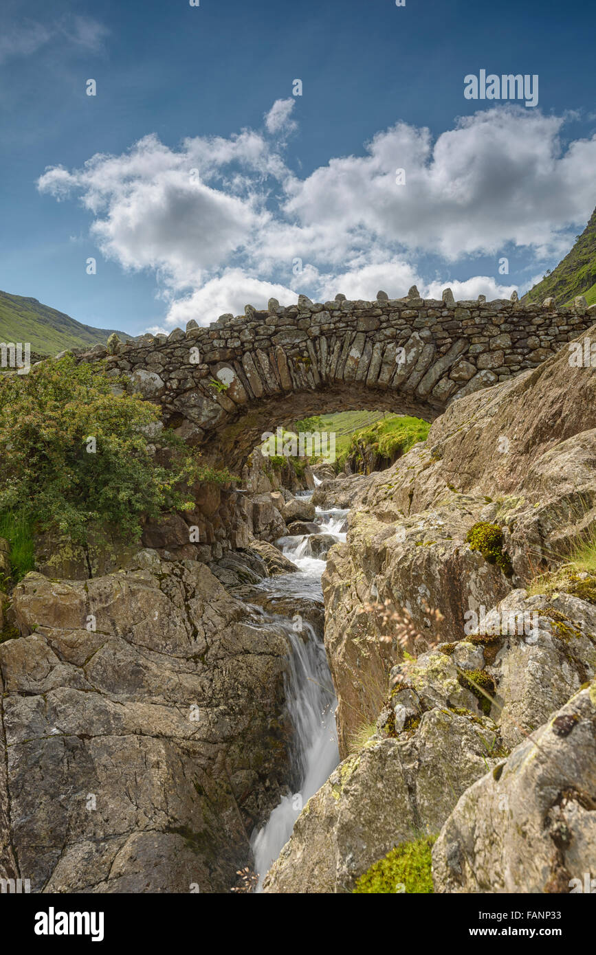 bridge over stream Stock Photo - Alamy