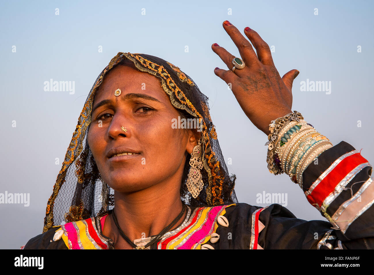 Indian woman, portrait, Pushkar, Rajasthan, India Stock Photo - Alamy