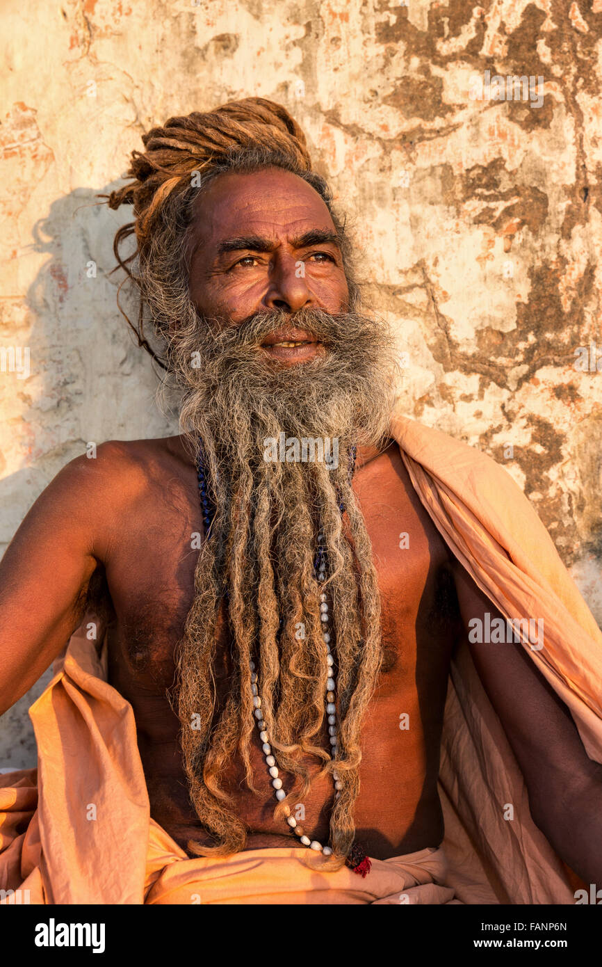 A Sadhu, holy man, Galtaji, Khania-Balaji, Jaipur, Rajasthan, India ...