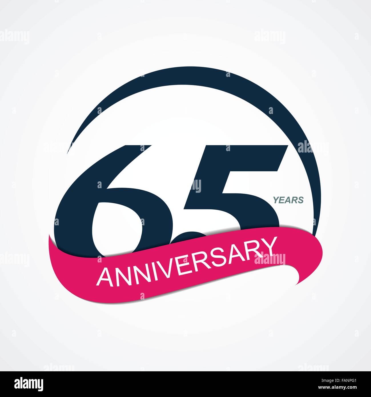 65 birthday logo Stock Vector Images - Alamy
