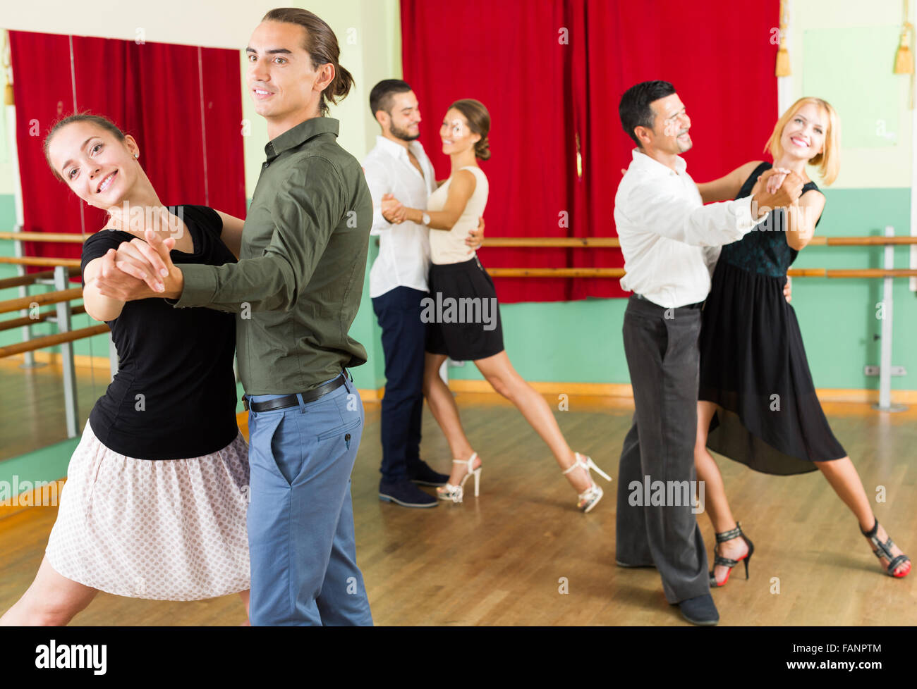 Young spanish couple dancing hi-res stock photography and images - Alamy